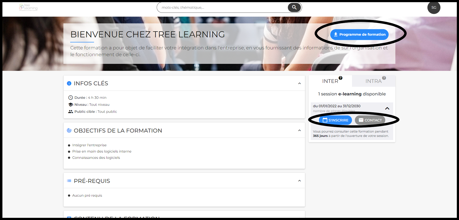 Thématiques, offres, tarifs et contacts - Support Agora Learning