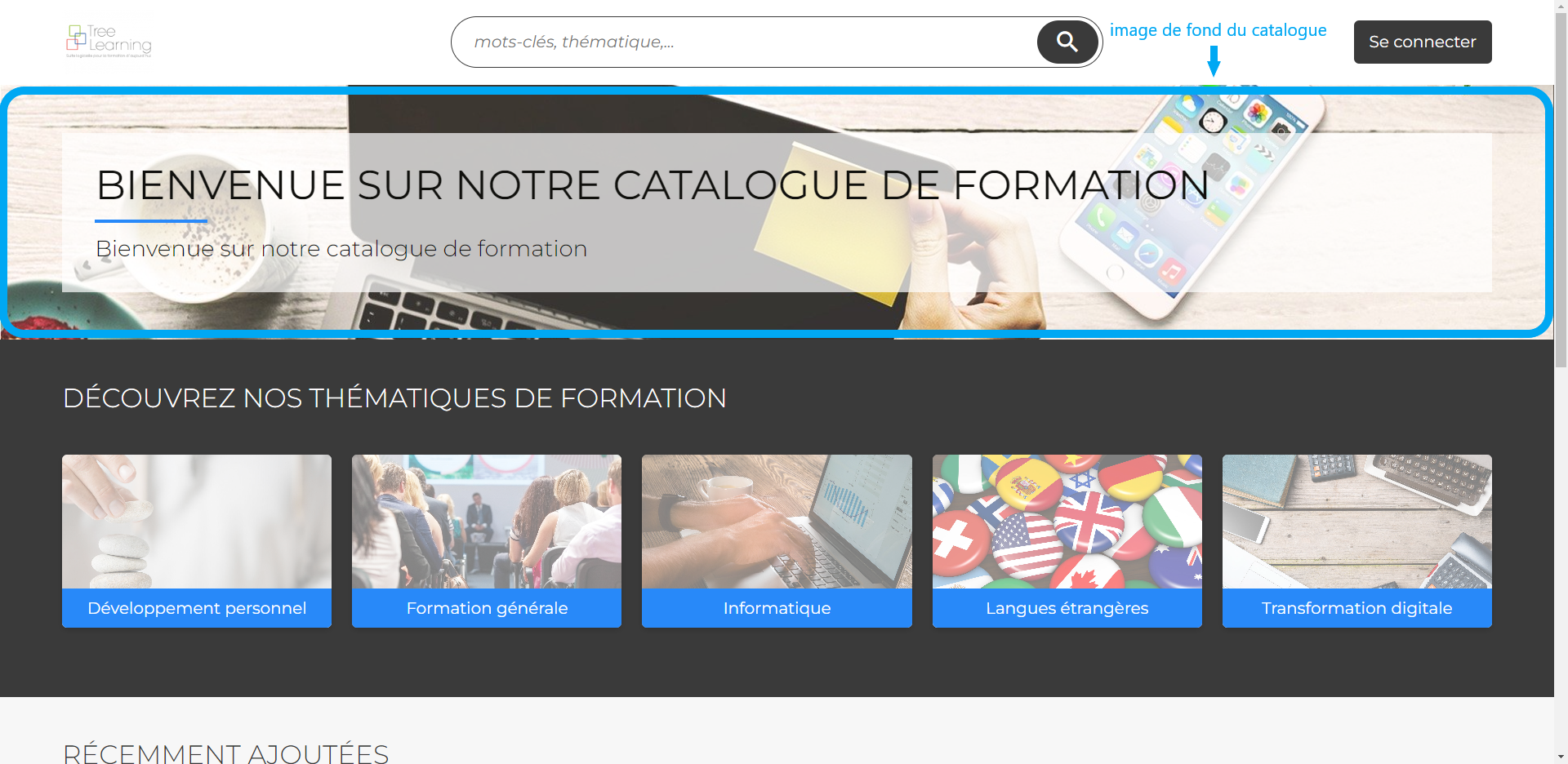 Configuration du catalogue - Support Agora Learning